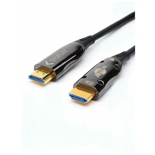 Кабель HDMI 50 m (HIGH speed, Metal gold, Optical) 8K VER 2.1, AT8875