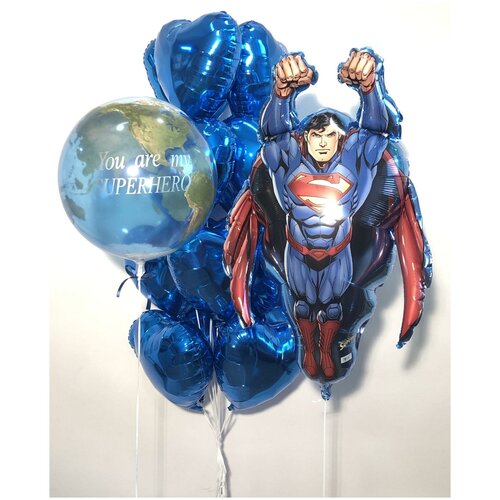 Сет воздушных шаров «Супермен»