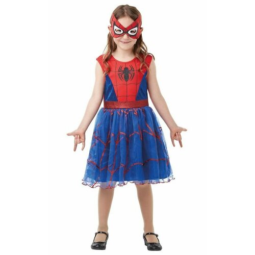 Карнавальный костюм супергероя Rubies Official Marvel Спайдер-Гёрл Deluxe Childs Costume для детей 5-6 лет