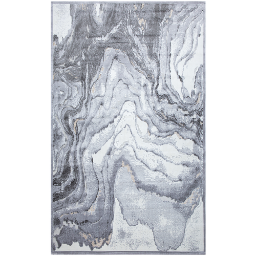Ковер вискоза Рим 618W 160x235 см цвет светло-серый