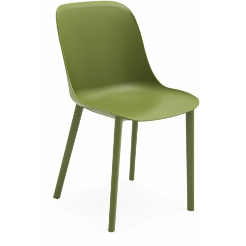 Стул TILIA SHELL CHAIR зеленый