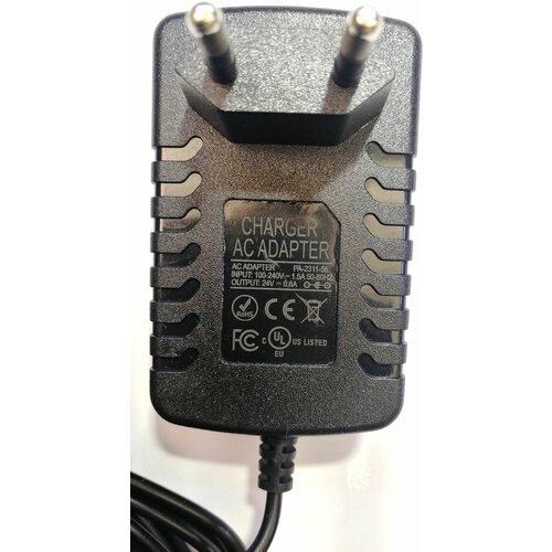 Зарядное устройство, блок питания для робота пылесоса POLARIS PVCR-0920WV (24V 0,6A)