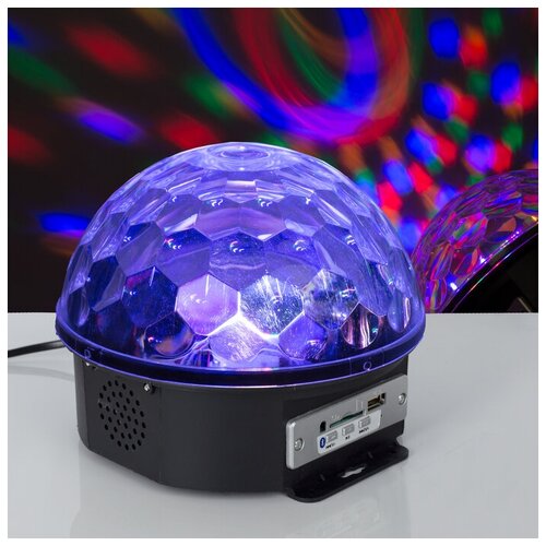 Luazon Lighting Световой прибор хрустальный шар, d=17.5 см, с музыкой, Bluetooth, 220V