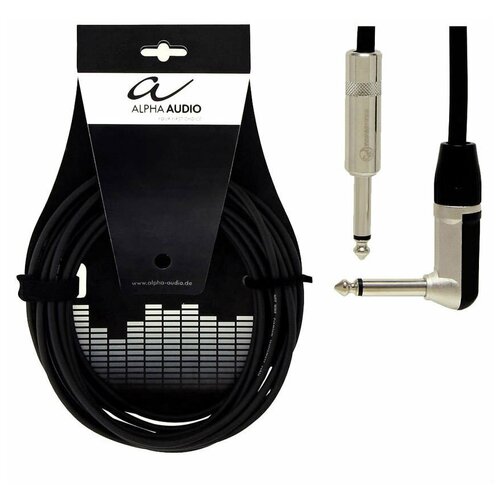 Alpha Audio Pro Line кабель инструментальный моноджек 6,3 мм Х угловой моноджек 6,3 мм, 9 м