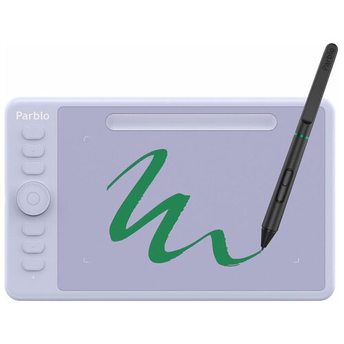 Графический планшет PARBLO Intangbo S А5 пурпурный