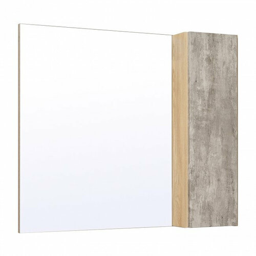 Зеркальный шкаф Runo 00-00001104 Мальта 85 /серый/дуб/универсальный/