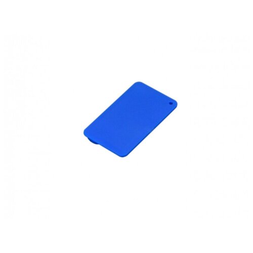 Флешка для нанесения логотипа виде пластиковой карточки (128 Гб / GB USB 2.0 Синий/Blue MINI_CARD1 Гравировка)