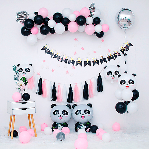 Набор шаров "День рождение в стиле Панда"