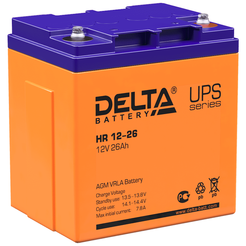 Аккумуляторная батарея DELTA Battery Аккумуляторная батарея DELTA Battery HR 12-26 26 А·ч 12В 26 А·ч