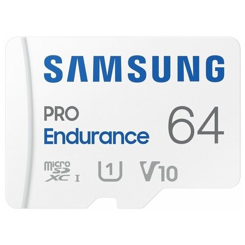 Карта памяти Samsung PRO Endurance + Adapter microSDXC 64GB (MB-MJ64KA)