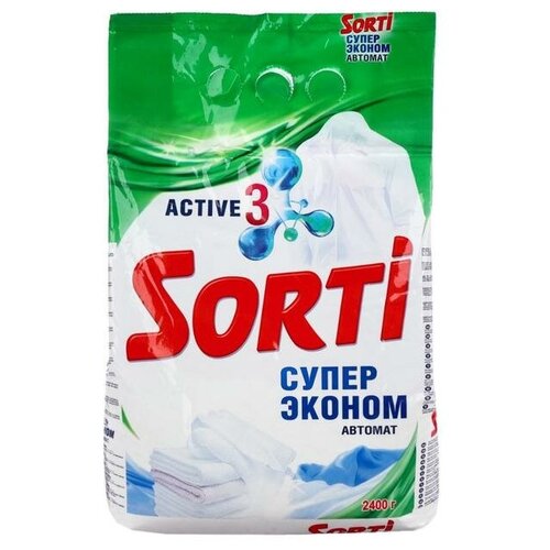 Стиральный порошок Sorti "Эконом Супер", автомат, 2.4 кг