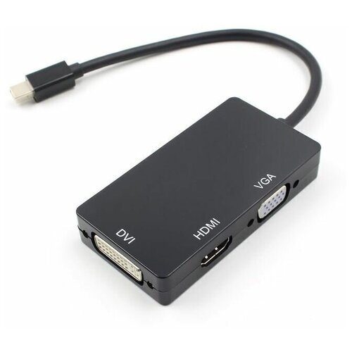 Адаптер мини DisplayPort to HDMI VGA DVI 3 в 1