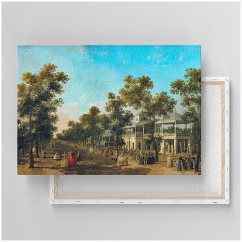 Картина на холсте с подрамником / Canaletto / Каналетто - Каменоломня