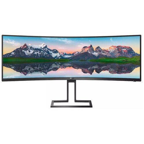 49" Монитор Philips 498P9, 5120x1440, 70 Гц, *VA, черный