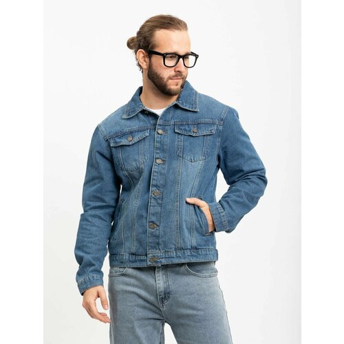 Джинсовая куртка RM shopping, размер XL, синий, голубой