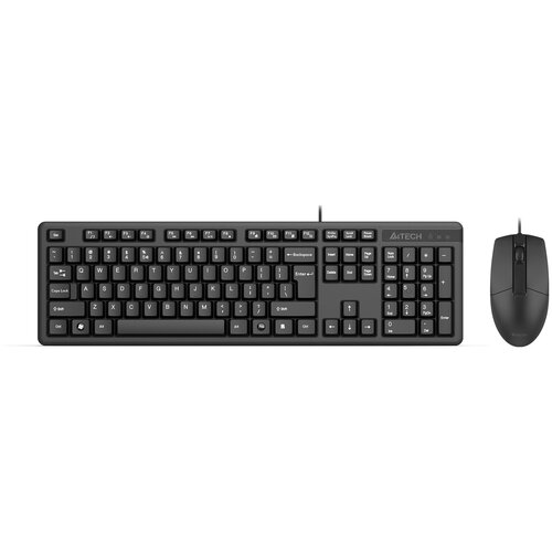 Клавиатура и мышь A4Tech KK-3330 цвет черный, интерфейс USB (1868158)