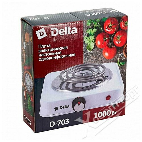 Плита электрическая DELTA D-703 одноконфорочная спираль