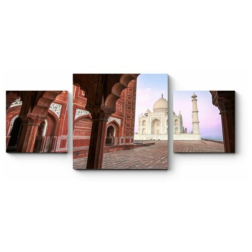 Модульная картина Индийский дворец Тадж-Махал160x69