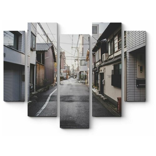 Модульная картина Узкие улочки Киото161x131