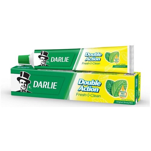 Darlie Double Action FRESH+CLEAN Toothpaste, 5 Star (Зубная паста дарли двойного действия с мятой), 80 г.