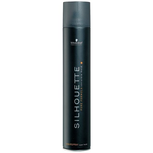 Schwarzkopf Professional Лак для волос Silhouette Super Hold Hairspray, ультрасильнаяфиксация, 500 мл