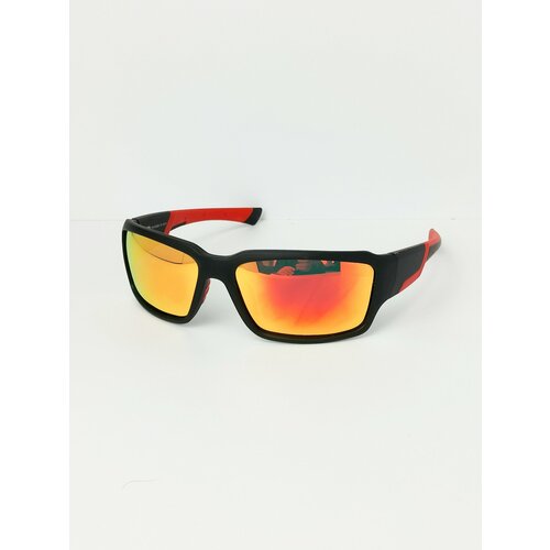 Солнцезащитные очки Шапочки-Носочки AD004-362-123-F31, черный/красный