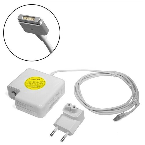 Блок питания (сетевой адаптер) OEM для ноутбуков Apple 14.85V 3.05A 45W MagSafe 2 T-shape REPLACEMENT