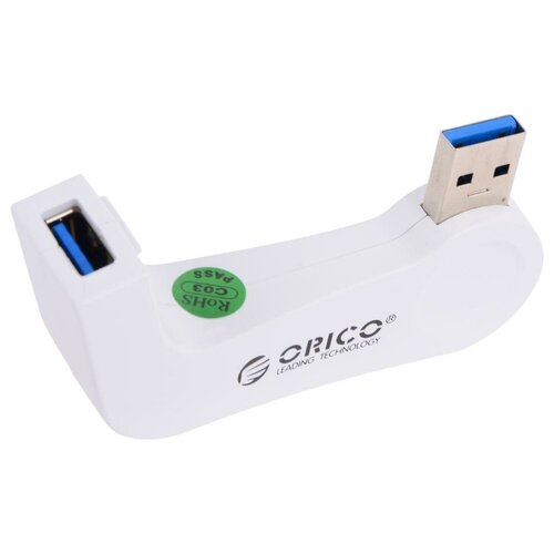 Концентратор USB 3.0 Orico DM1U-WH — белый