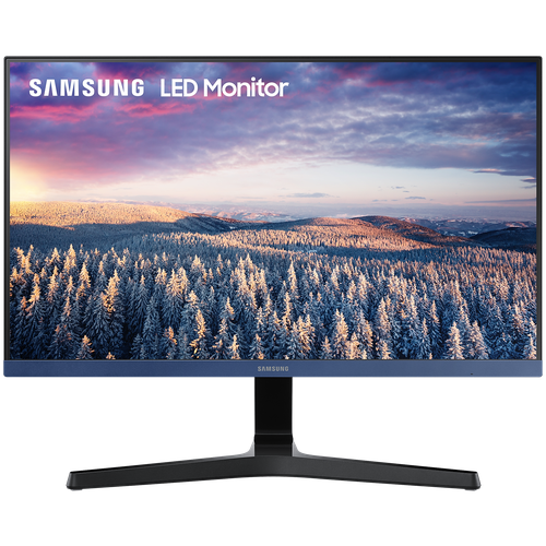 23.8" Монитор Samsung S24R358FZI, 1920x1080, 75 Гц, IPS, черный/синий