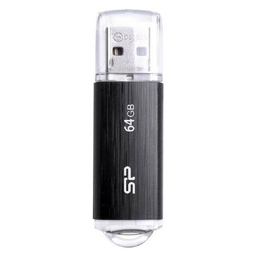 Флеш Диск Silicon Power 64Gb Ultima U02 SP064GBUF2U02V1K USB2.0 черный