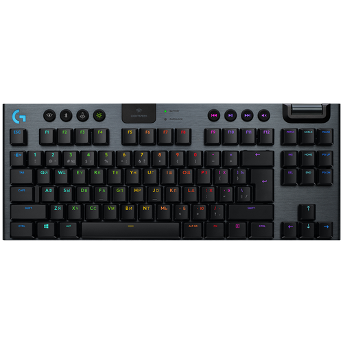 Беспроводная клавиатура Logitech G G915 TKL Logitech GL Clicky, carbon, русская