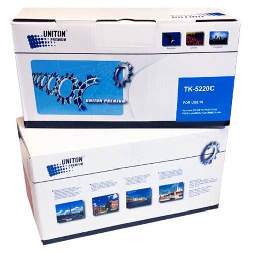 Тонер-картридж UNITON Premium TK-5220C, голубой, для лазерного принтера, совместимый