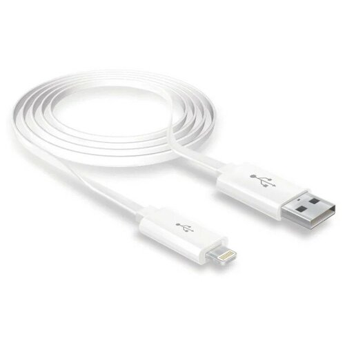Кабель USB - Lightning Craftmann, белый, 2 м. Для iPhone, iPad, Watch и другой техники Apple