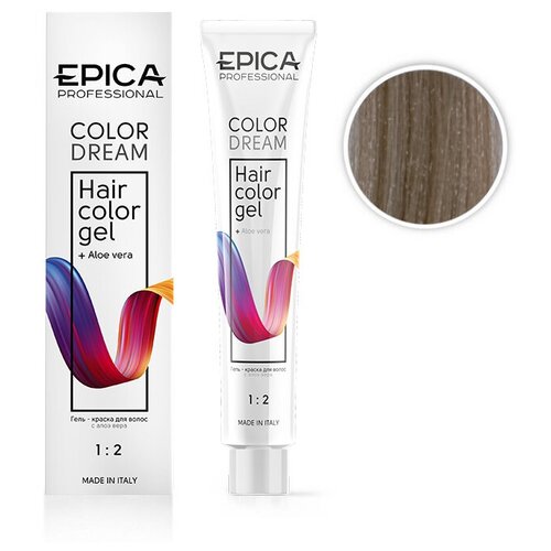 EPICA Professional Color Dream гель-краска для волос, 9.12 блондин перламутровый, 100 мл