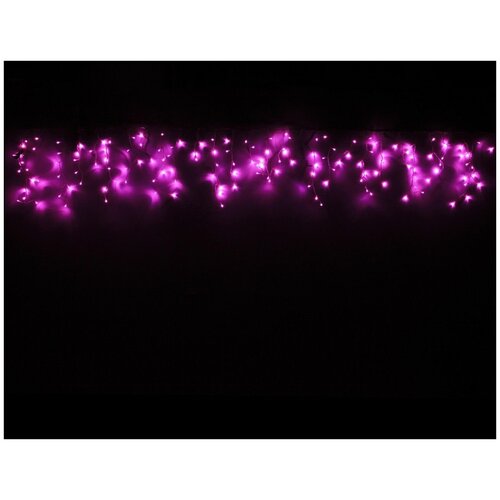 Светодиодная бахрома Premium Led 3.1*0.5 м, 150 нежно-розовых LED ламп, прозрачный силикон, соединяемая, IP67, BEAUTY LED ECC150-10-2BP