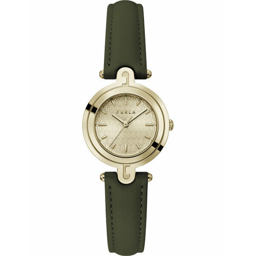 Наручные часы FURLA Basic WW00050015L2, зеленый, золотой