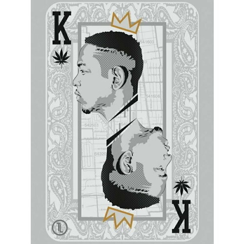 Плакат, постер на холсте Kendrick Lamar/Кендрик Ламар/музыкальные/поп исполнитель/артист/поп-звезда/группа. Размер 42 х 60 см