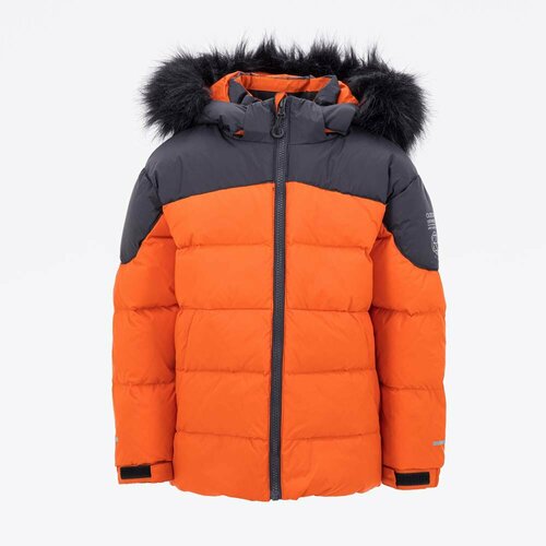 Куртка КОТОФЕЙ, размер 128, оранжевый