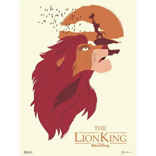 Плакат, постер на бумаге Lion King/Король Лев/комиксы/мультфильмы. Размер 21 х 30 см