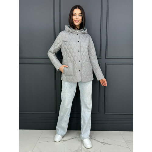 Куртка Karmelstyle, размер 50, серый