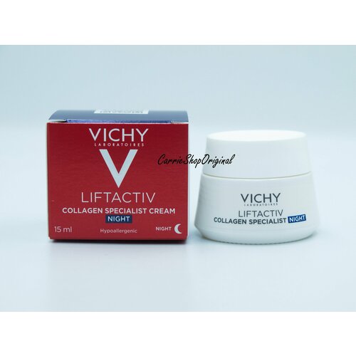 Vichy Liftactiv Collagen Specialist Night ночной крем для восстановления кожи 15 мл