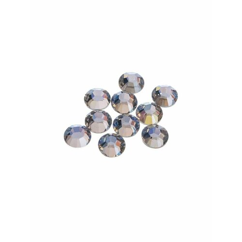 Стразы цветные круглые, Swarovski, SS16, 10шт, 014 №029, IRISK, Д010-06-01
