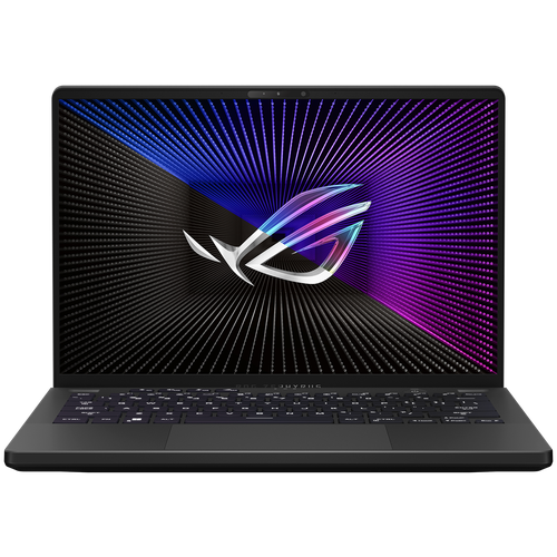 14" Ноутбук ASUS ROG Zephyrus G14 GA402RJ-L4045 1920x1200, AMD Ryzen 7 6800HS 3.2 ГГц, RAM 16 ГБ, DDR5, SSD 512 ГБ, AMD Radeon RX 6700S, без ОС, 90NR09T2-M002A0, черный