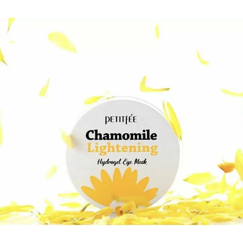 Petitfee Гидрогелевые патчи для глаз с экстрактом ромашки Chamomile Lightening Hydrogel Eye Mask