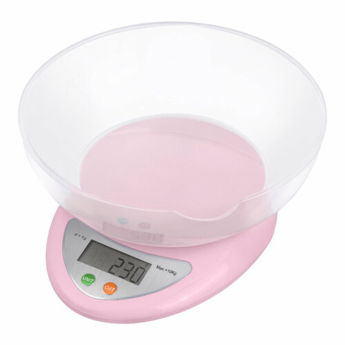 STINGRAY ST-SC5100A розовый опал весы кухонные со встроенным термометром