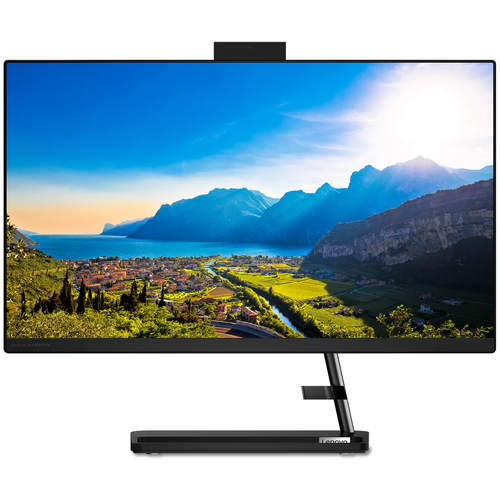 24" Моноблок Lenovo IdeaCentre AIO 3 24ALC6 1920x1080, AMD Ryzen 7 5700U 1.8 ГГц, RAM 16 ГБ, SSD 512 ГБ, AMD Radeon Graphics, DOS, черный