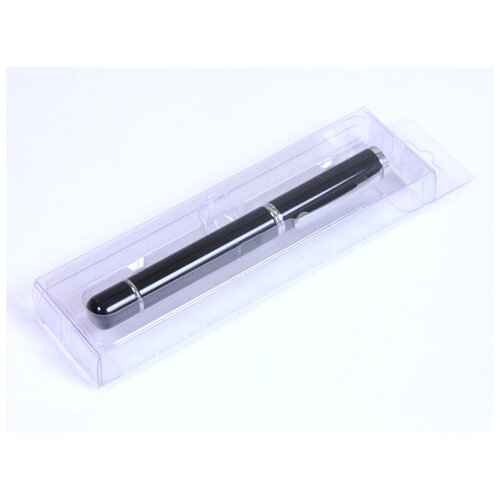 Флешка в виде металлической ручки с мини чипом (128 Гб / GB USB 2.0 Черный/Black 366)