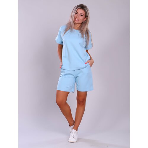 Комплект одежды IvCapriz, размер 50, голубой