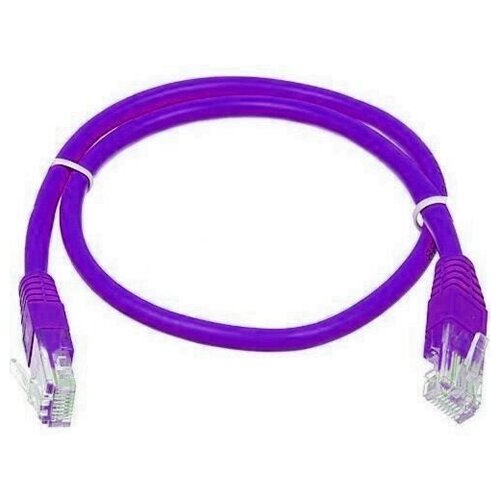 Патч-корд UTP CAT5e Cablexpert PP12-1M/V RJ-45 кабель 1 метр - фиолетовый