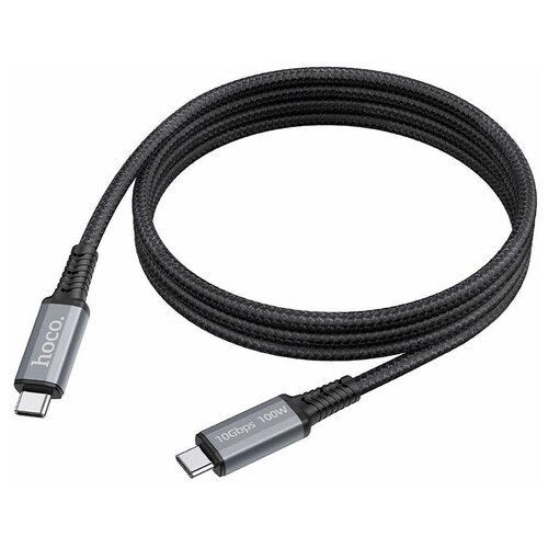 Скоростной кабель Type-C-Type-C 1.2 м, HOCO US01 USB 3.1 GEN2 10Gbps 100W